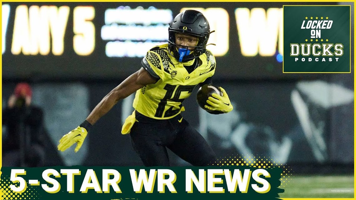 Oregon Football gets HUGE news on 5-star WR Dakorien Moore | Oregon Ducks Podcast | abc10.com