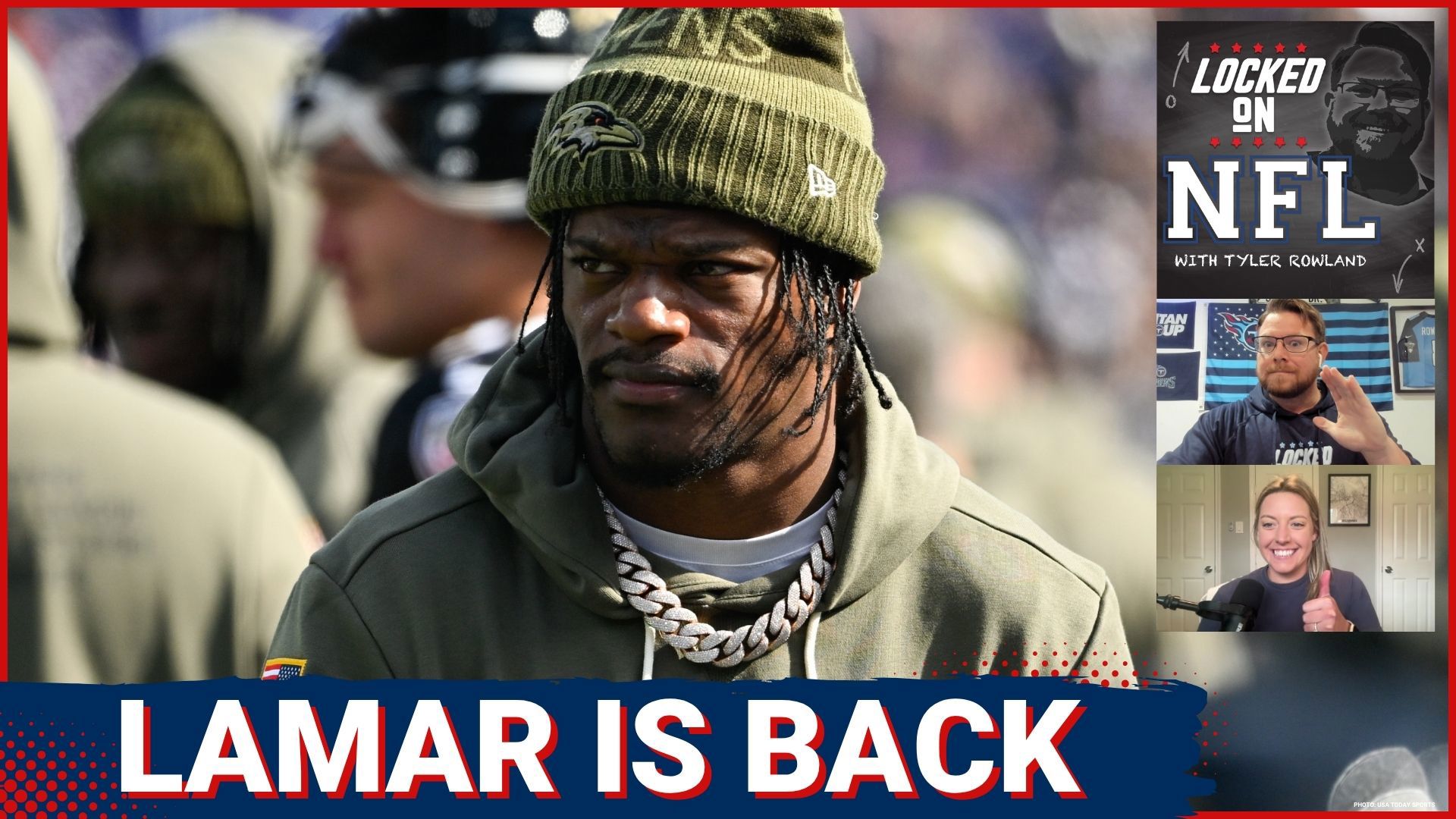 Lamar Jackson is BACK IN ACTION for Baltimore Ravens, Chiefs v Bills ...