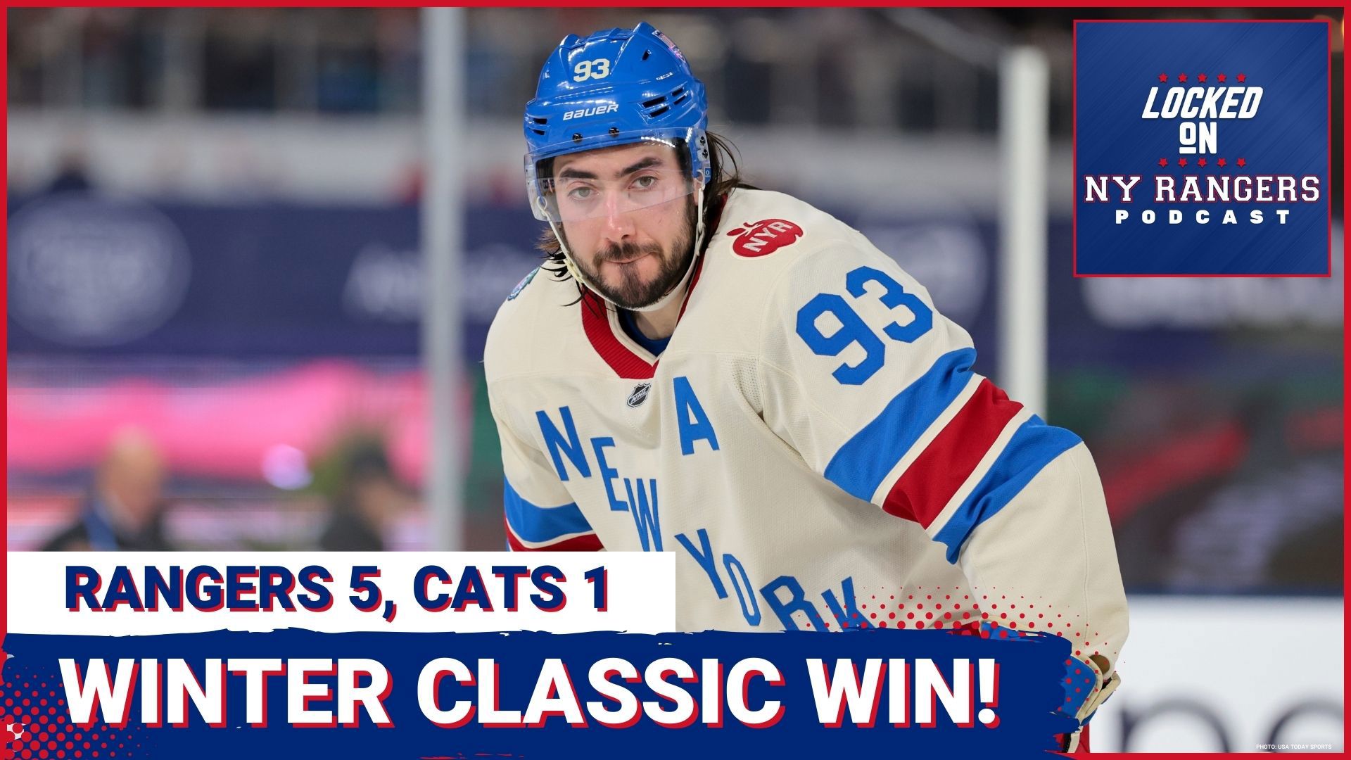 Rangers STEAMROLL Panthers in Winter Classic!! Mika Zibanejad nets hat ...