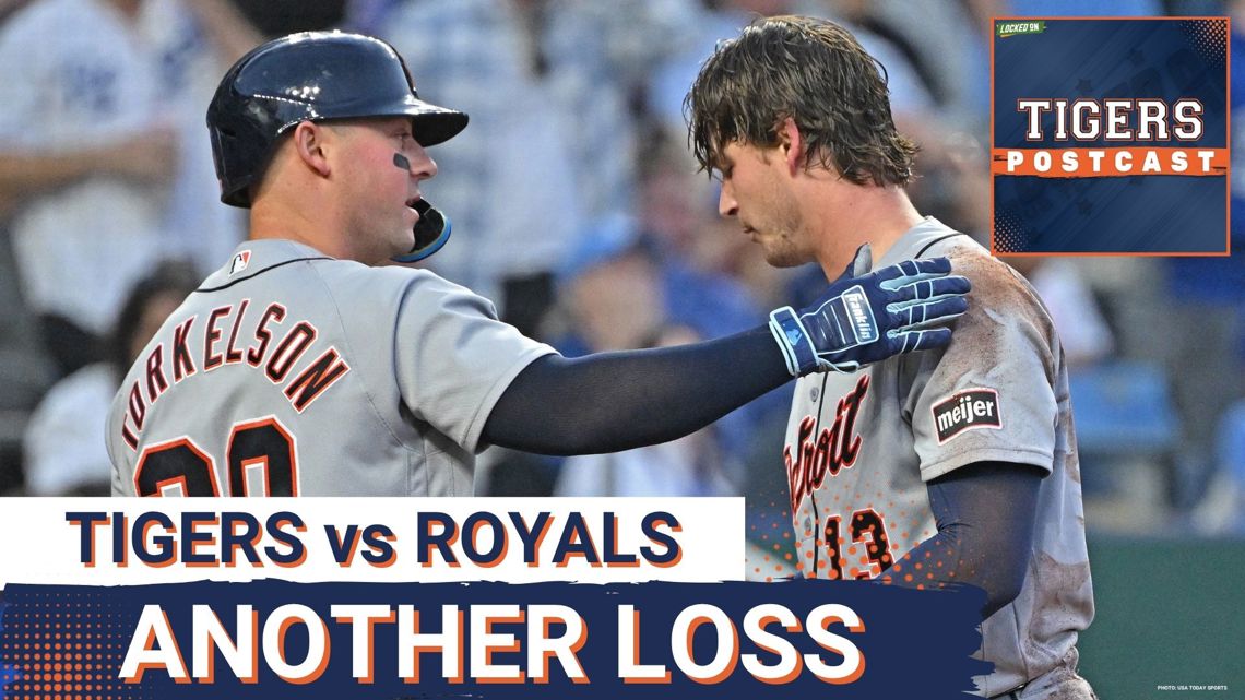 TIGERS POSTCAST: LOSING STREAK! Detroit Tigers LOSE To Kansas City ...