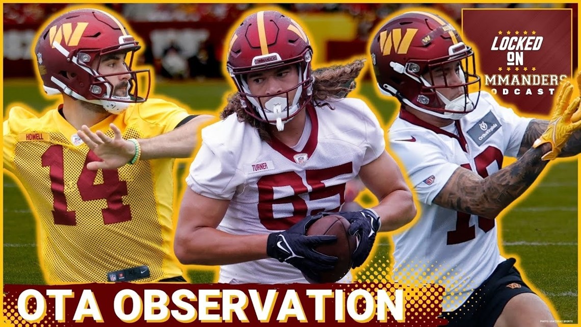 Washington Commanders Sam Howell Resilient Day 2 OTA Practice | Kazmeir ...