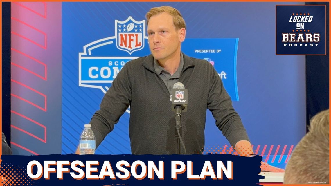 Ben Johnson and Ryan Poles lay out Chicago Bears offseason plan at NFL ...