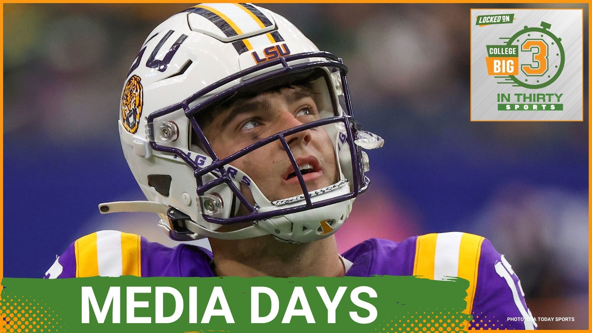 LSU's Garrett Nussmeier Talks At SEC Media Days | The Big 3 in 30 ...