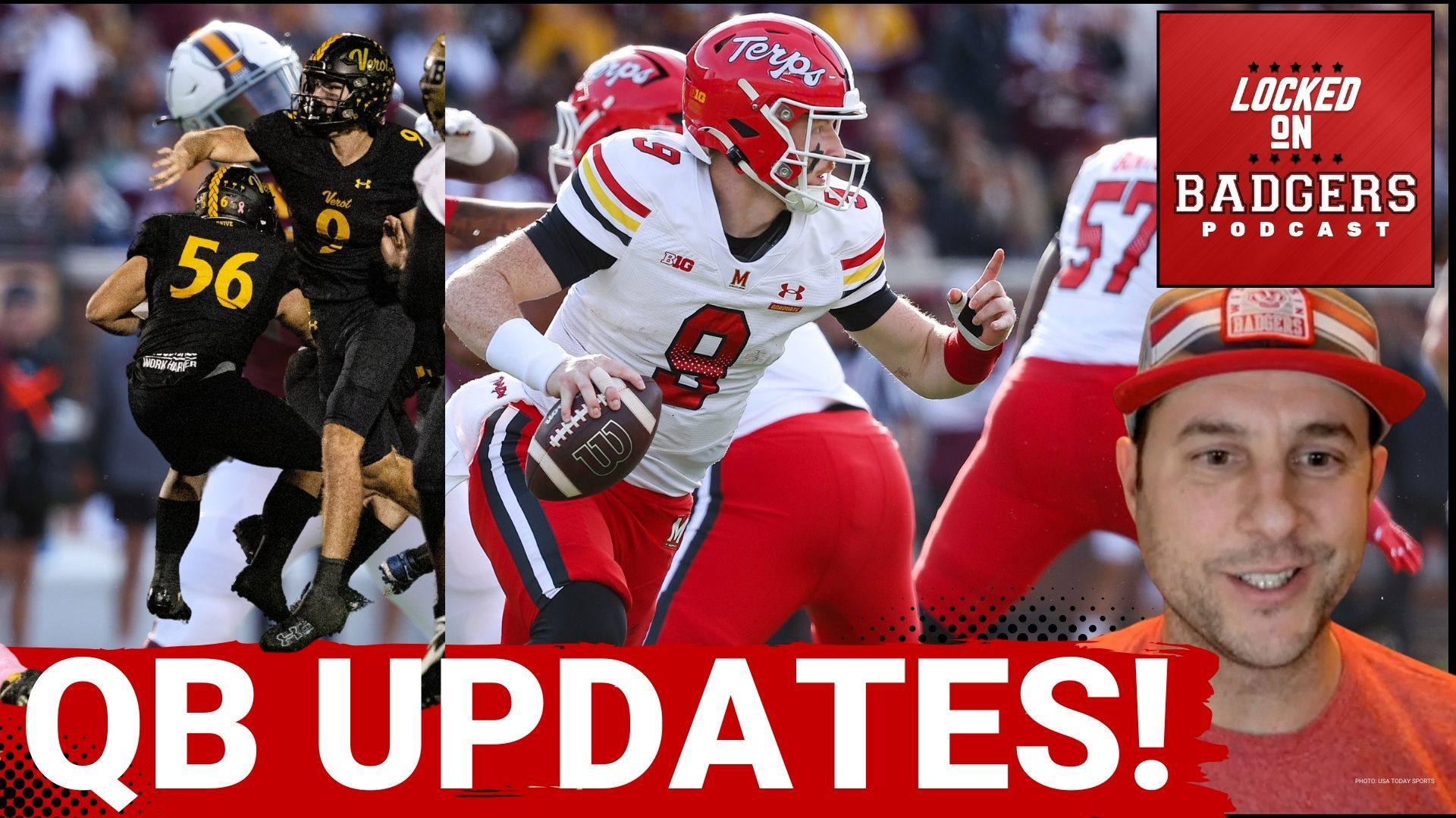 UPSIDE: Wisconsin Badgers QBs Billy Edwards Jr and Carter Smith SPRING ...