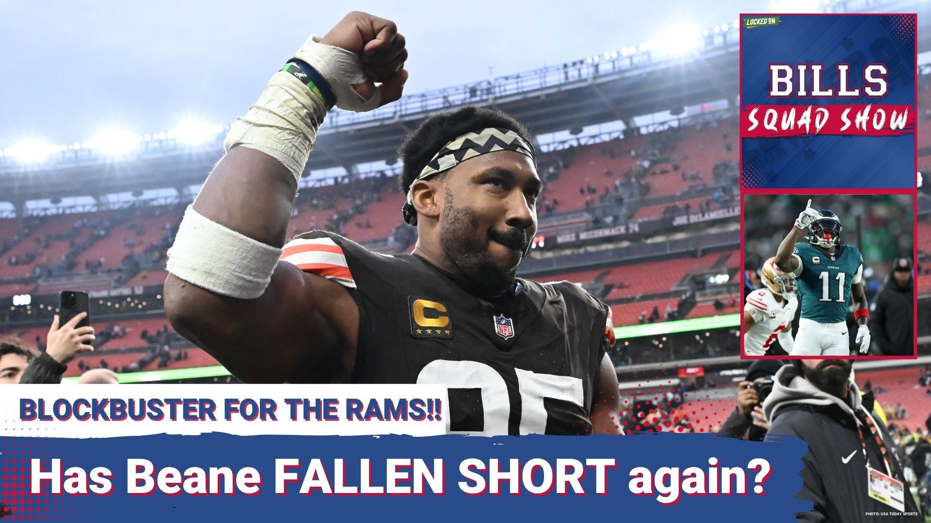 BILLS SQUAD SHOW: Did Beane MISS THE MARK again? Garrett to LAR; AJ ...