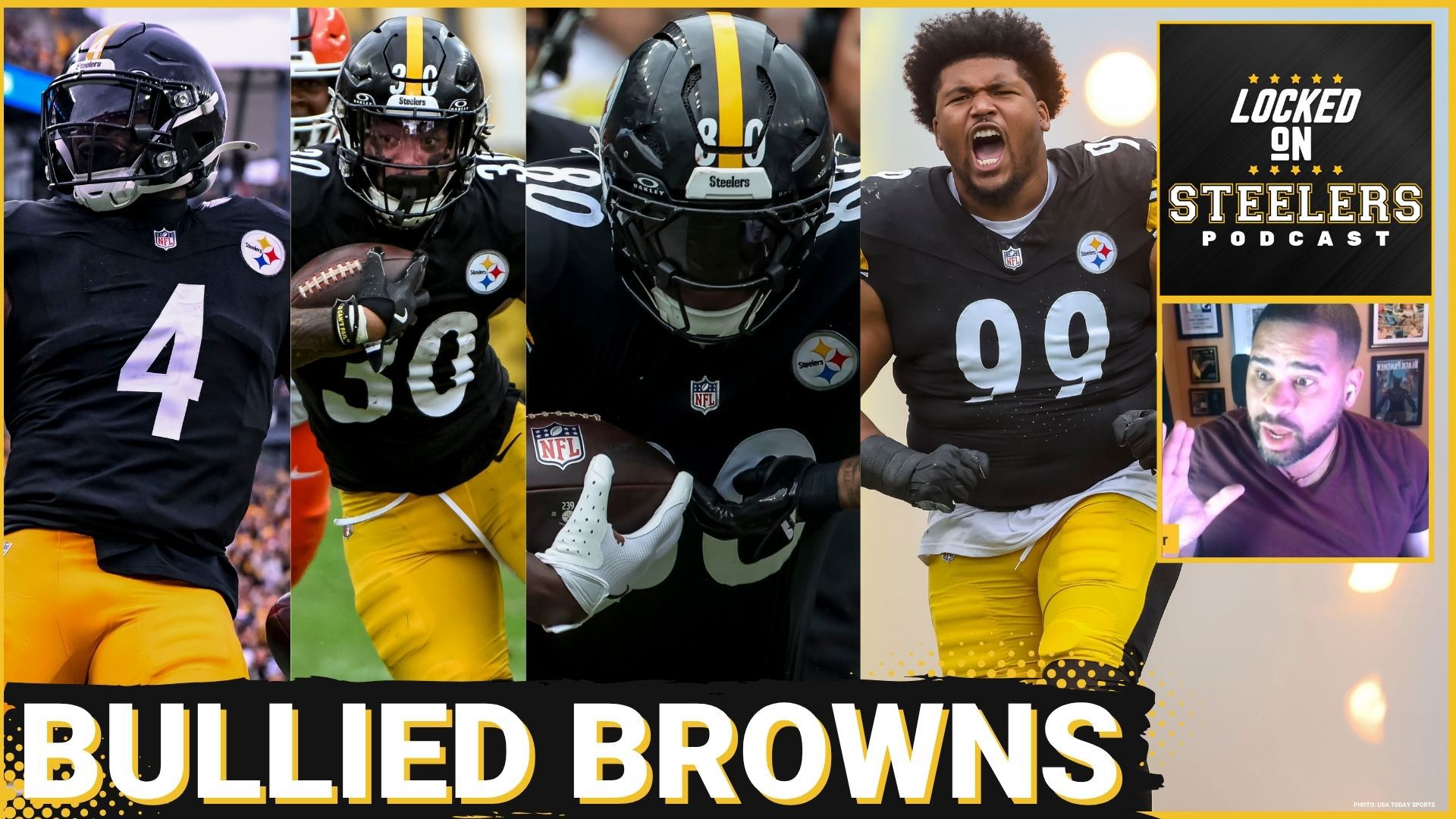 Steelers Bully Browns as O-Line Shuts Down Myles Garrett, Run Game ...