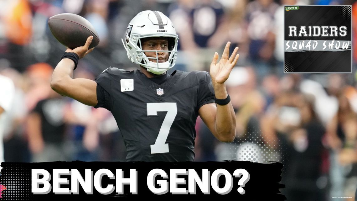 RAIDERS SQUAD SHOW: Should the Las Vegas Raiders BENCH Geno Smith ...