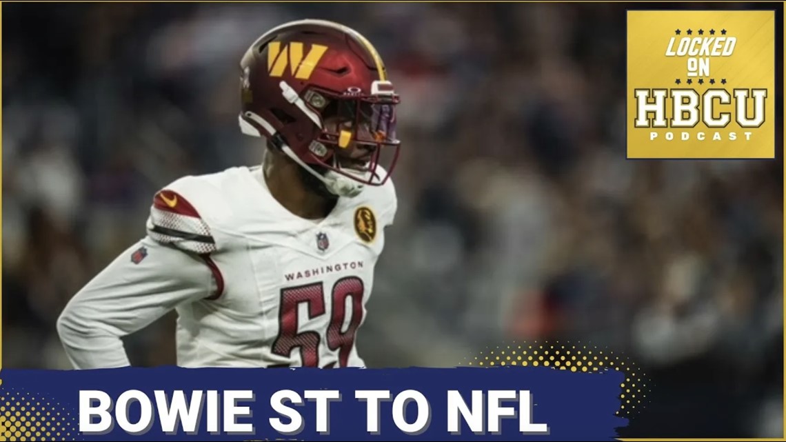 Joshua Pryor Details How Bowie State Molded Him & Washington Commanders ...