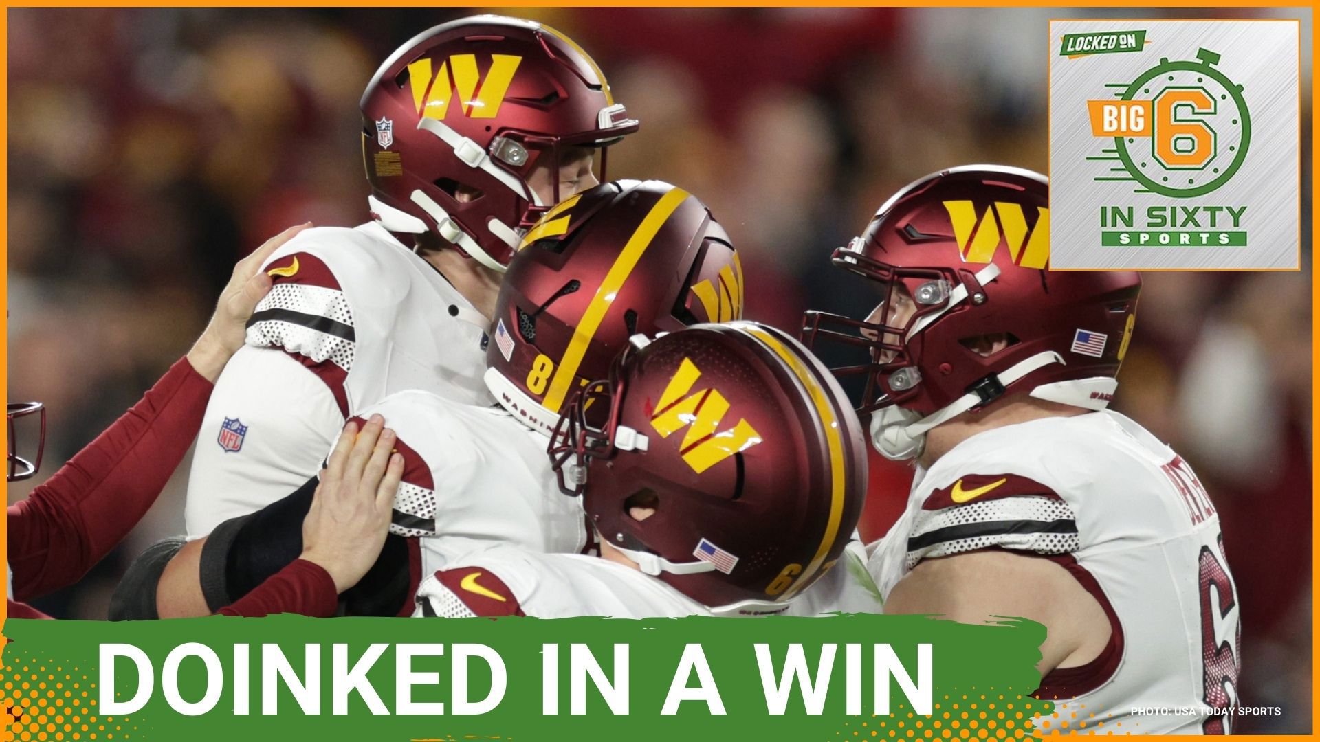 The Commanders Doink A Field Goal In For A Road Playoff Win | The Big 6 ...