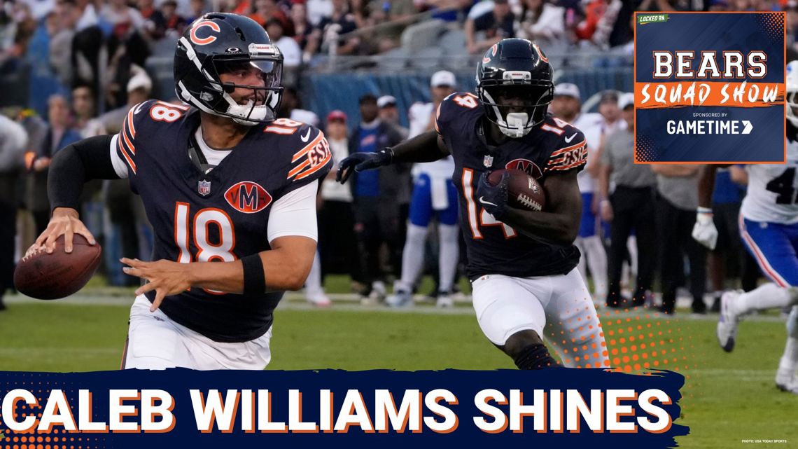 BEARS SQUAD SHOW: Caleb Williams SHINES in first preseason game and the ...