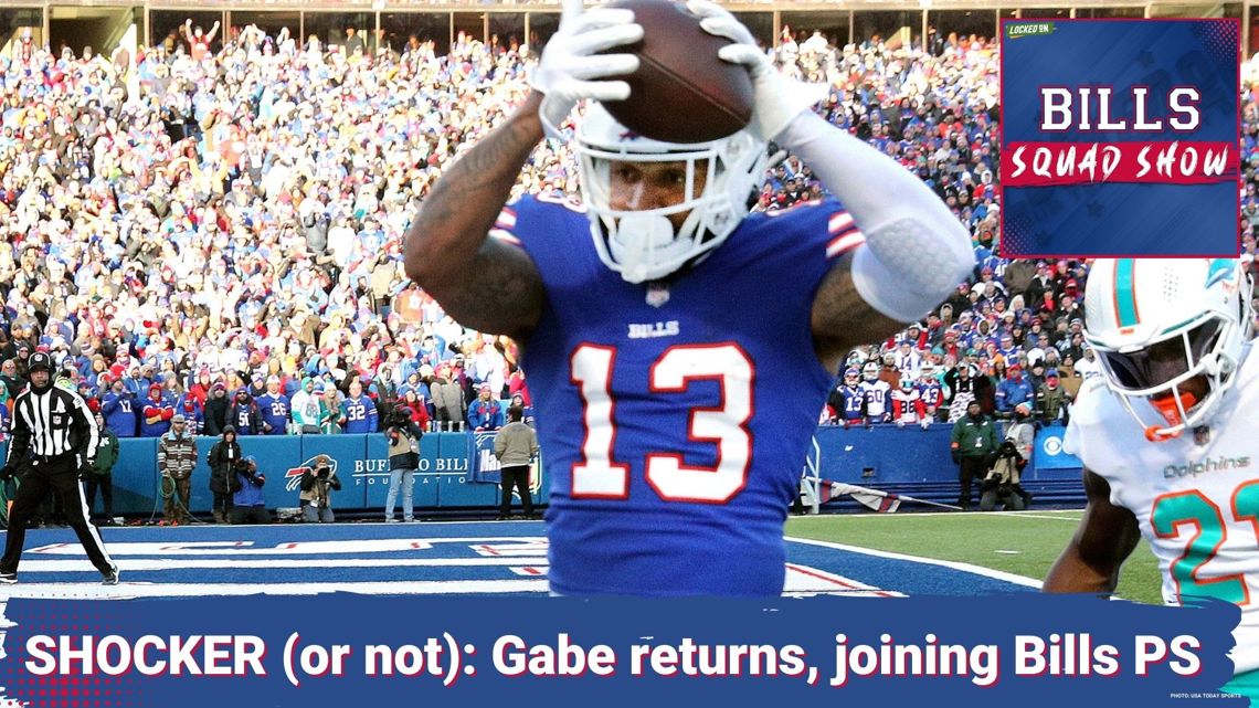 BILLS SQUAD SHOW: Gabe Davis RETURNS; Where's the Bills cap space ...