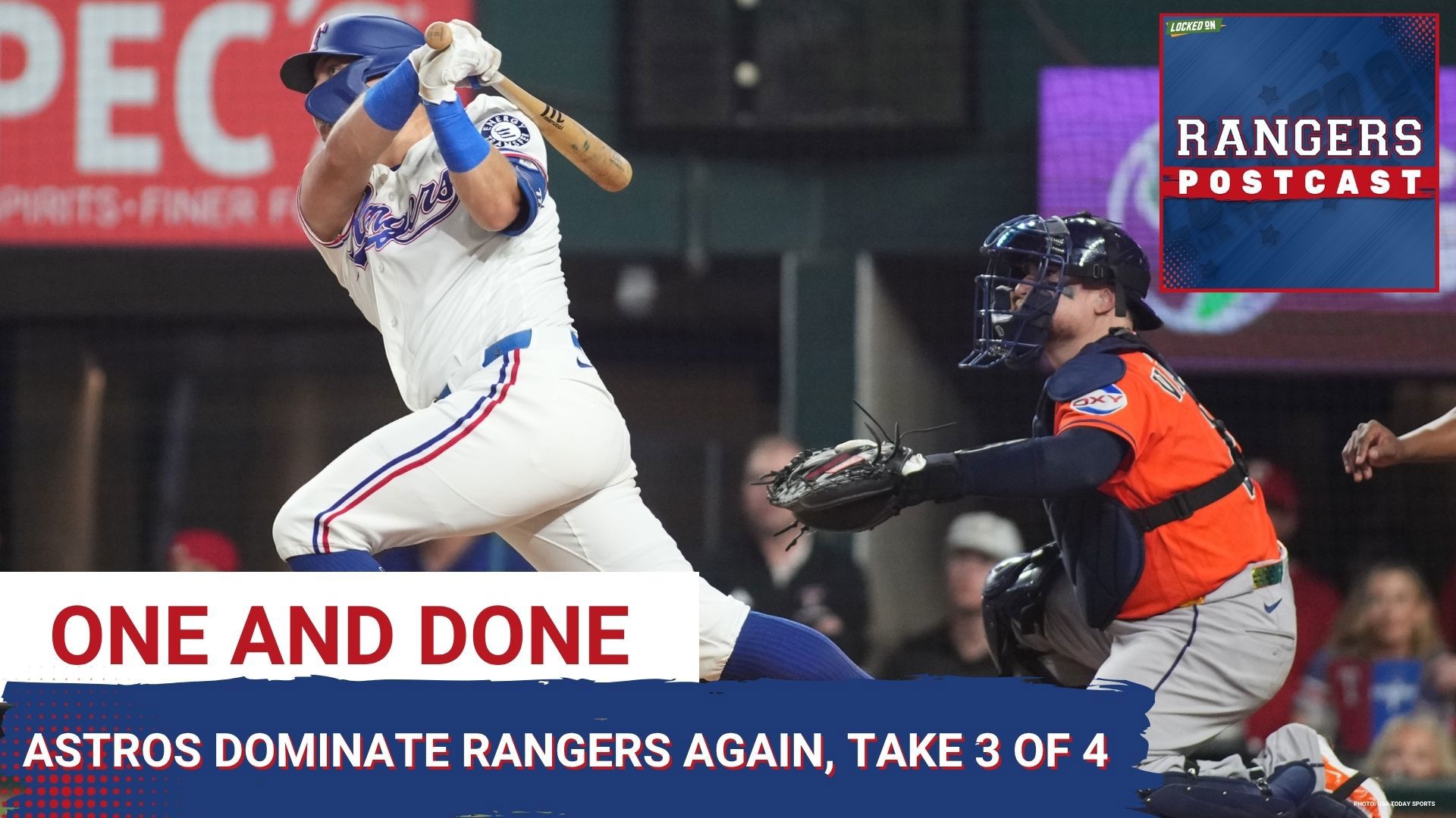 RANGERS POSTCAST: The Rangers were DOMINATED by the Astros again ...