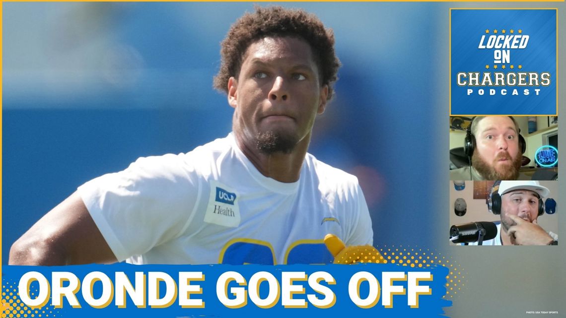 REVELATION: Oronde Gadsden Goes CRAZY at Chargers Minicamp Showing Star ...