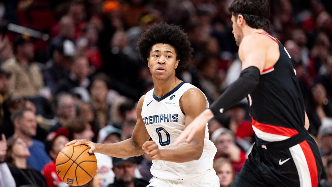 Memphis Grizzlies Jaylen Wells named Western Conference Rookie of the ...