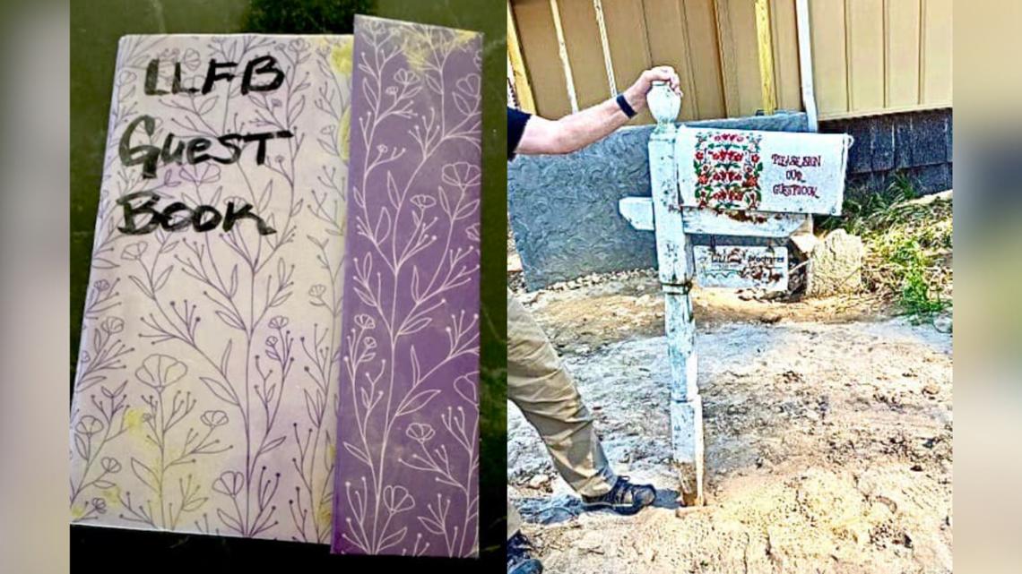 Lake Lure Flowering Bridge guest book found after Helene | abc10.com