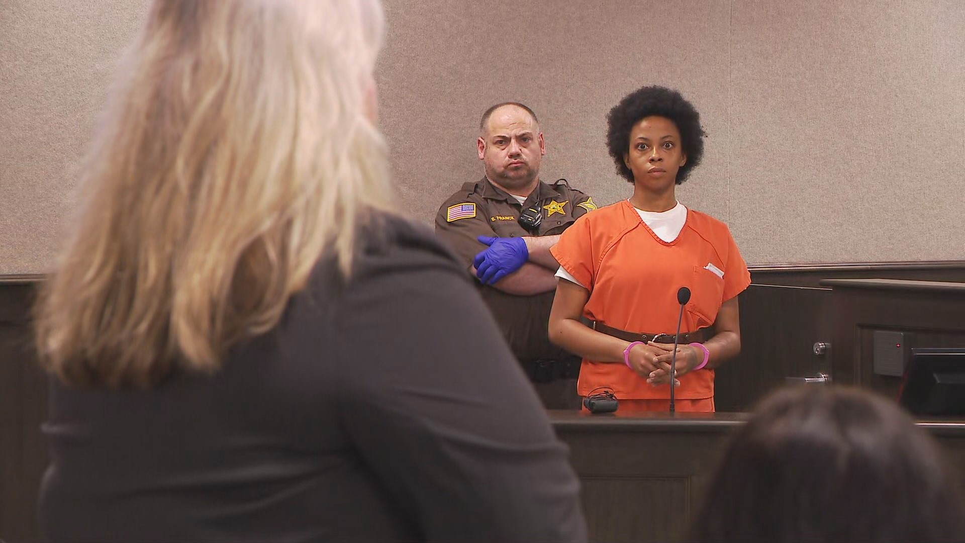 Mother of child found dead in suitcase in Indiana in court | abc10.com