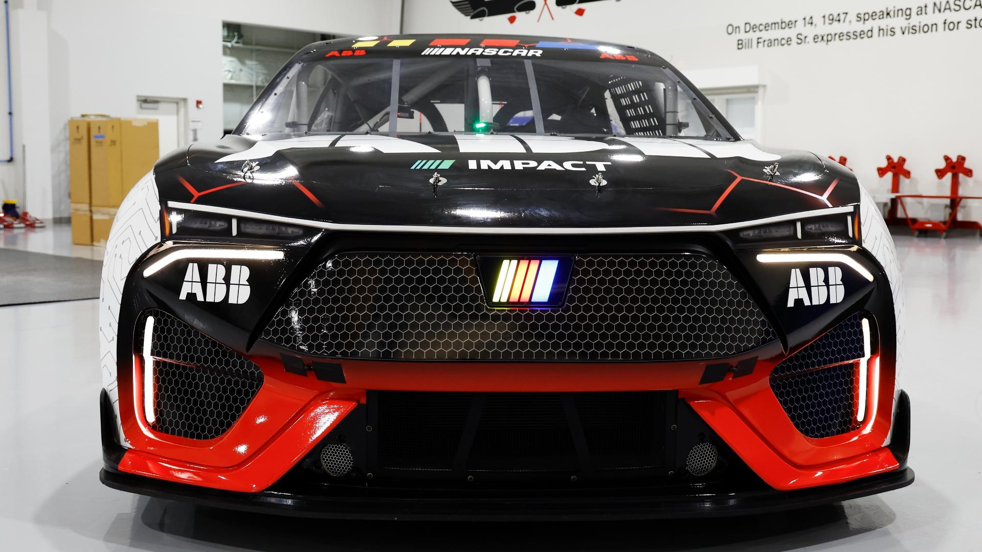 NASCAR unveils first electric racecar | abc10.com