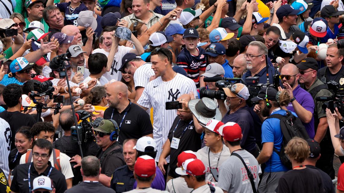 Aaron Judge Little League coach Yankees | abc10.com