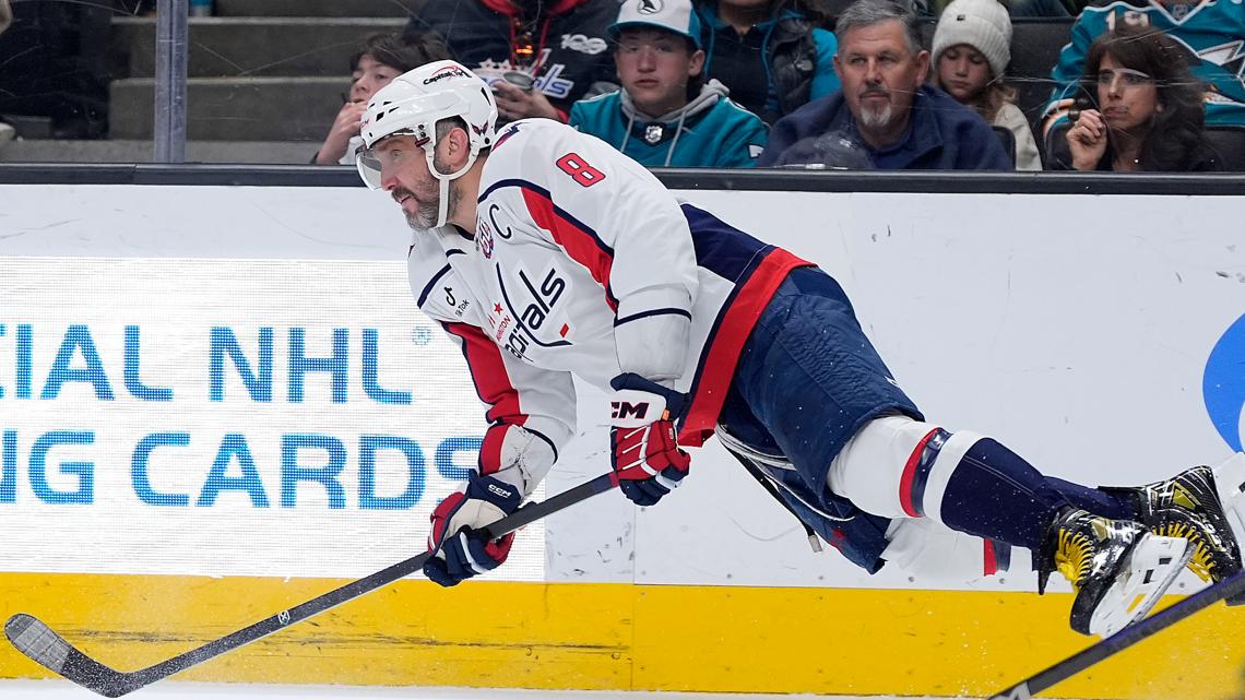 Alex Ovechkin goal tracker: Here's where 'The Gr8 Chase' stands | abc10.com