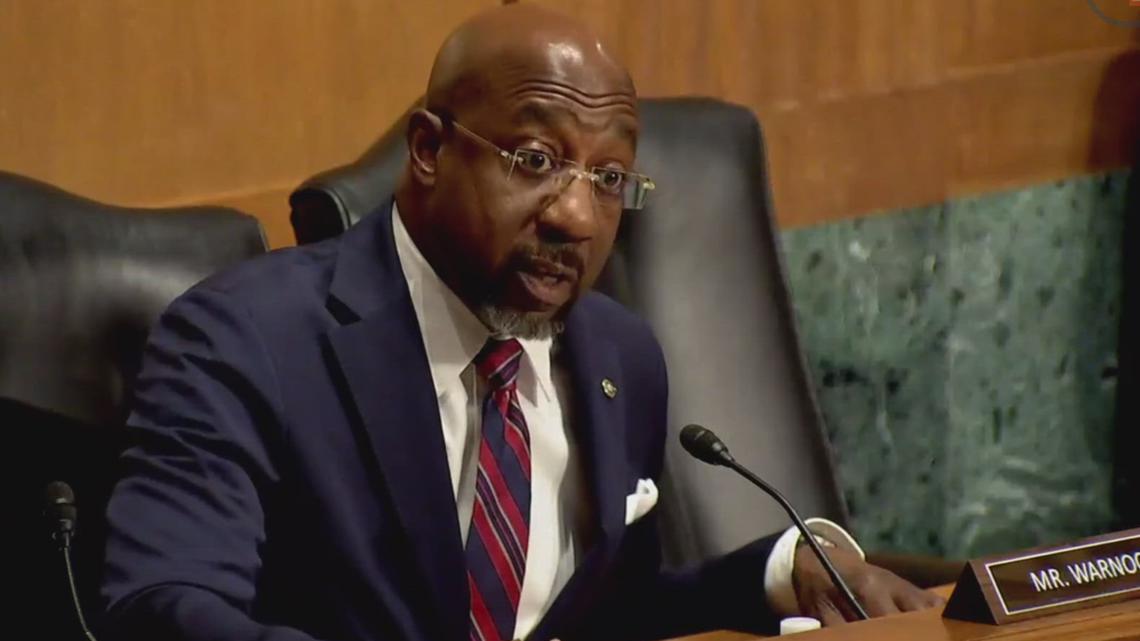 Raphael Warnock and Robert F. Kennedy Jr. verbal faceoff at committee ...