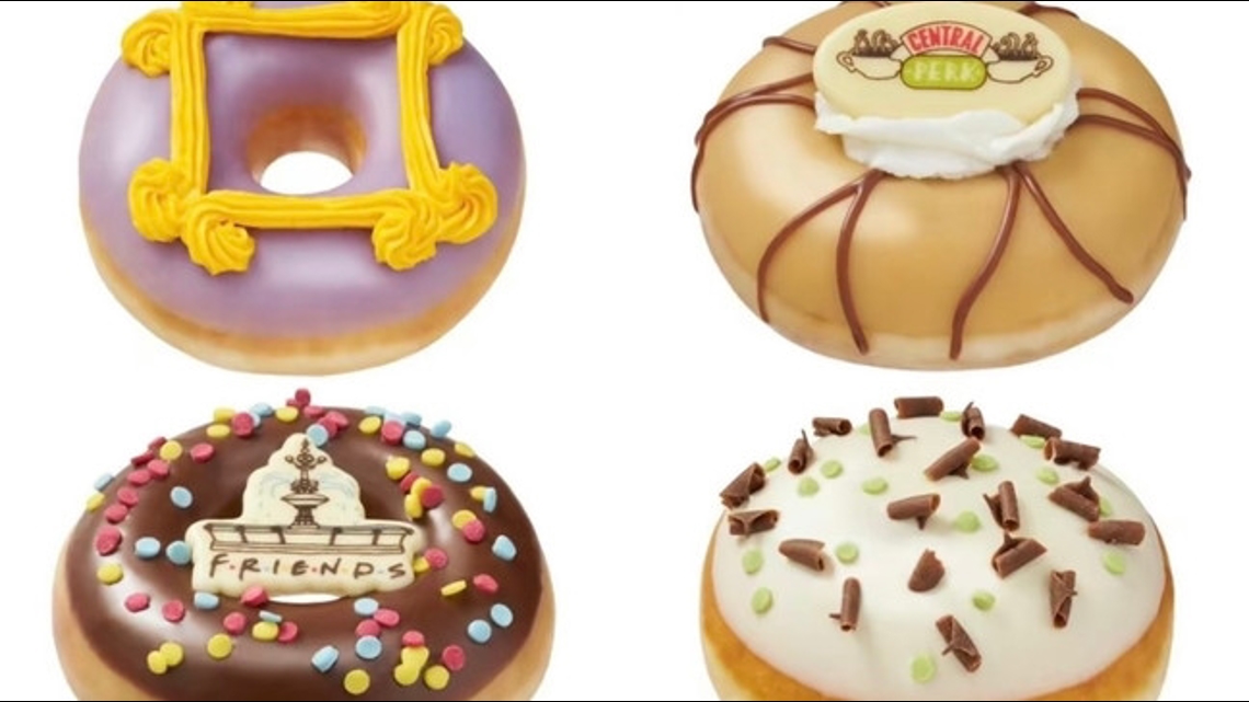 Krispy Kreme Friends 30th anniversary donuts available in UK | abc10.com