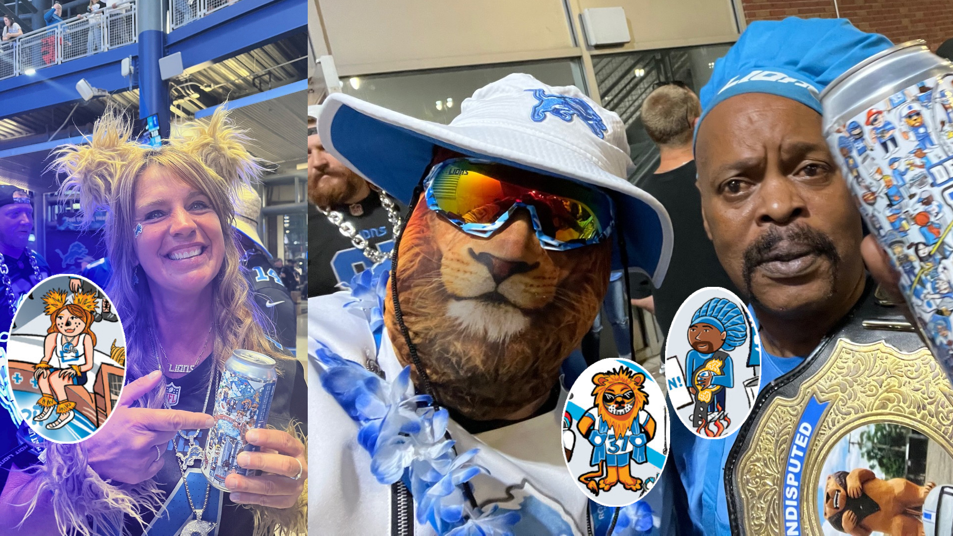 Lions fan passion celebrated on Detroit Fan Zone IPA can | abc10.com